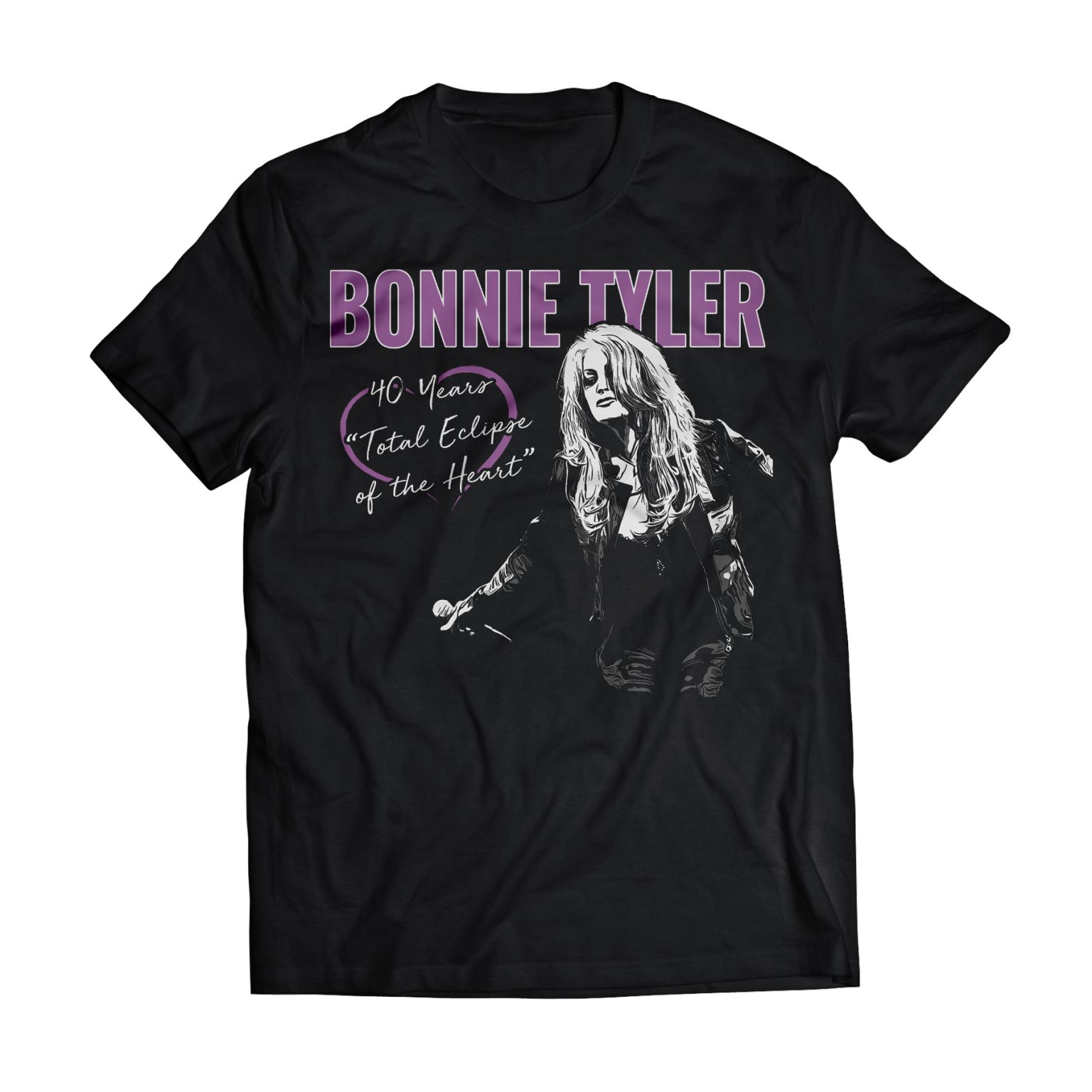 Bonnie Tyler – Total Eclipse of the Heart 40th Anniversary – T-Shirt ...